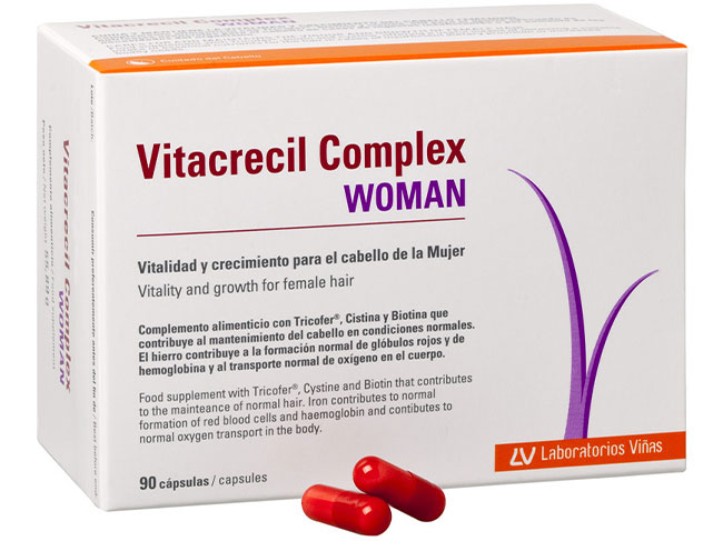 Vitacrecil Complex Woman trata la caída capilar femenina en todas las ...