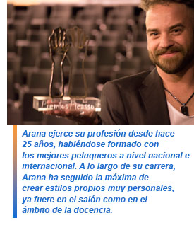 Alejandro Arana, Premio Picasso al Mejor Peluquero Andaluz