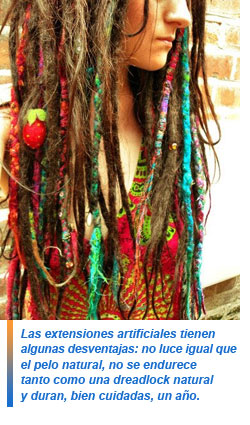 ¿Dreadlocks (rastas) naturales o a base de extensiones?